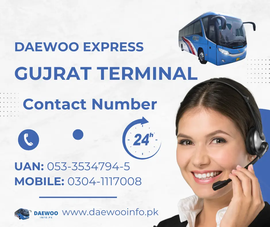 Daewoo Gujrat - Bus Terminal Info, Contact Number & Fastex